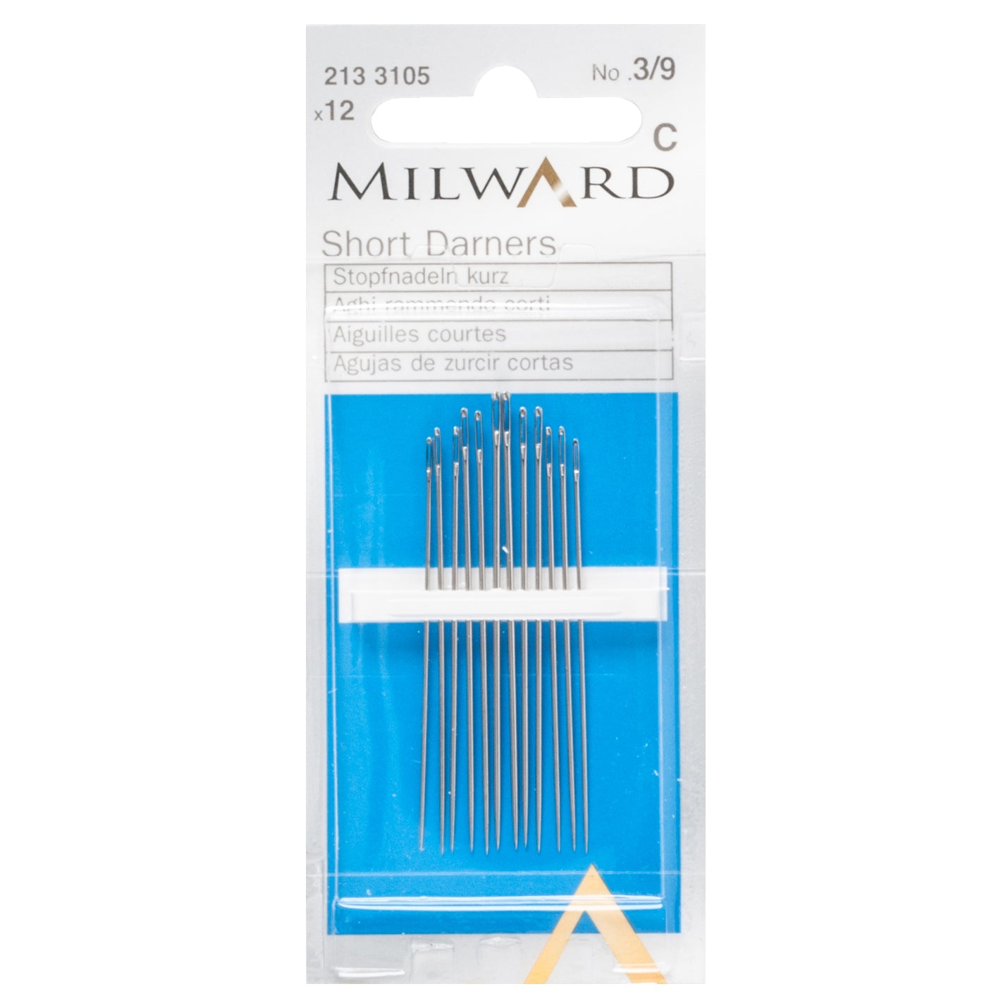 Milwards - Short / Cotton Darners - Darning Needles – Sewing Gem UK